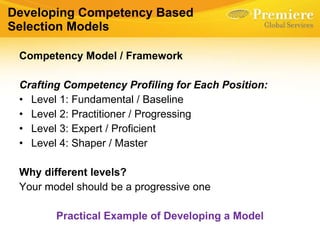 Competency Based Selection | PPT