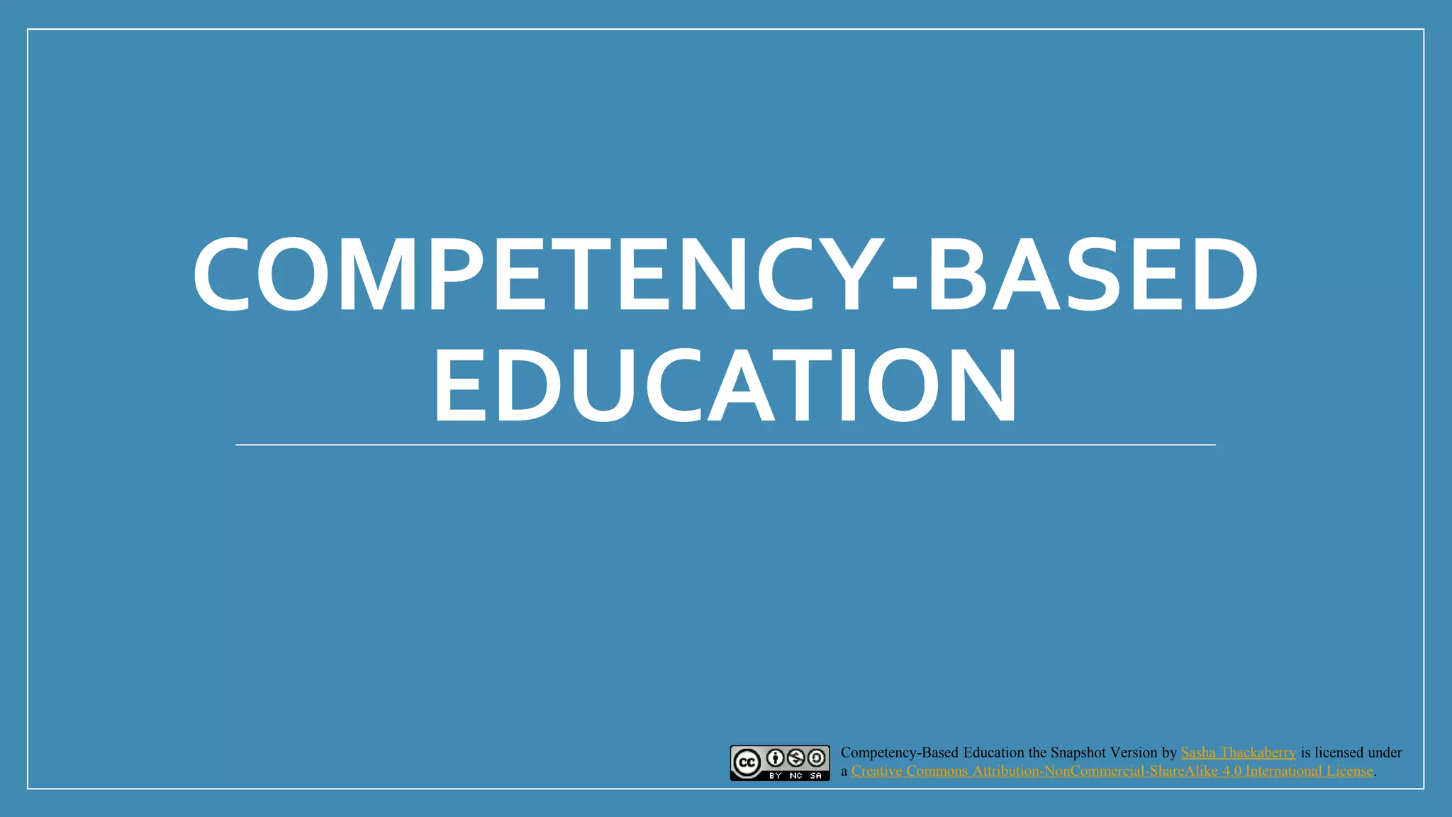 Competency based education 11-17-14 | PPTX