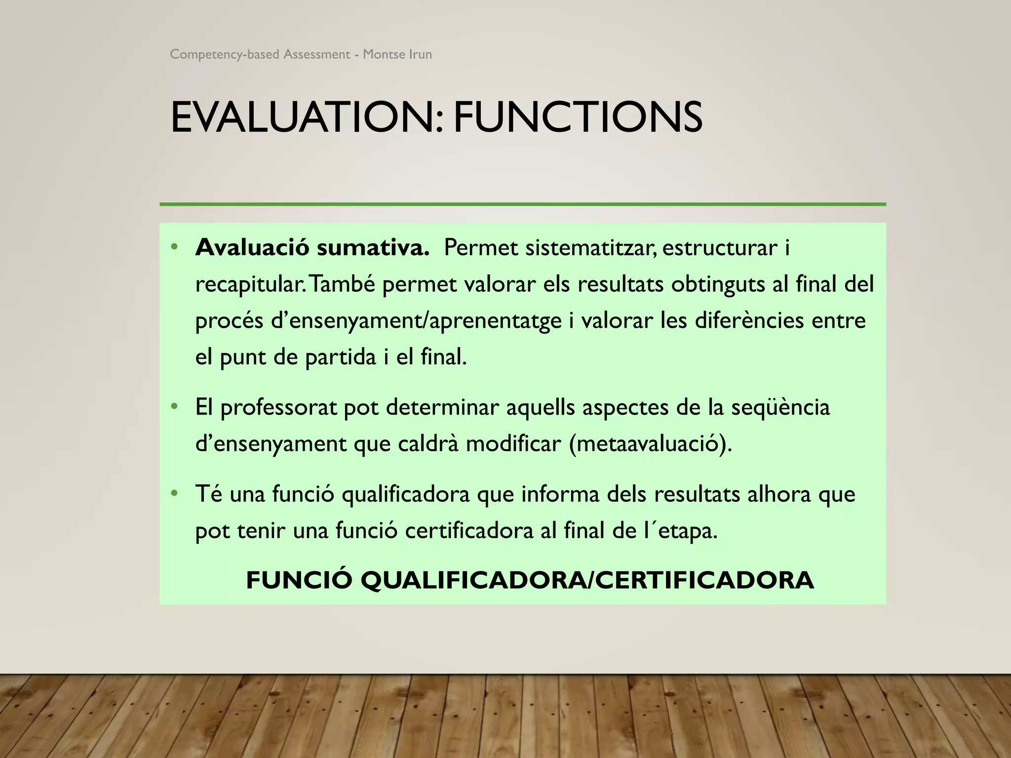 Competency based evaluation session 1 | PDF