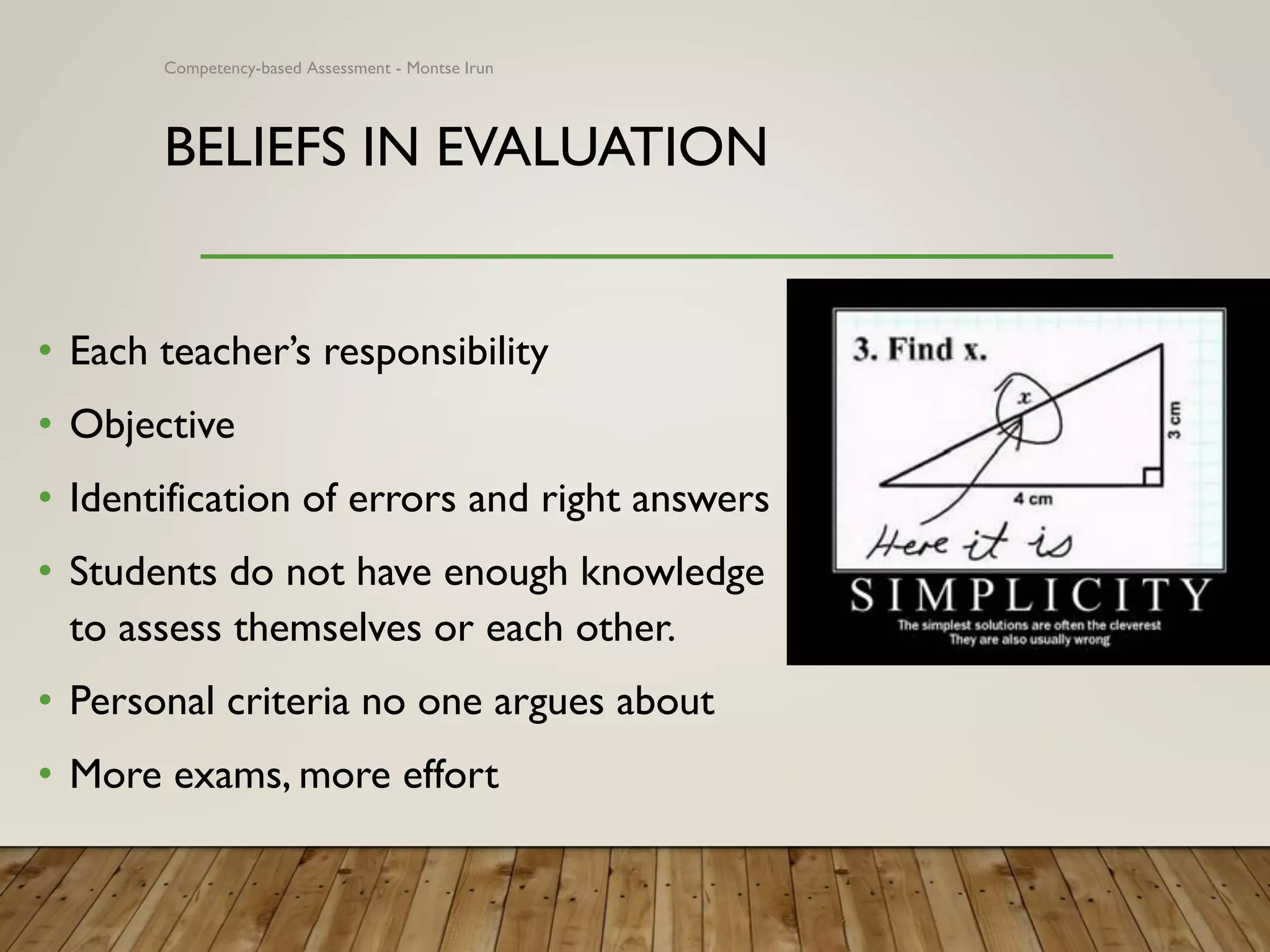 Competency based evaluation session 1 | PDF