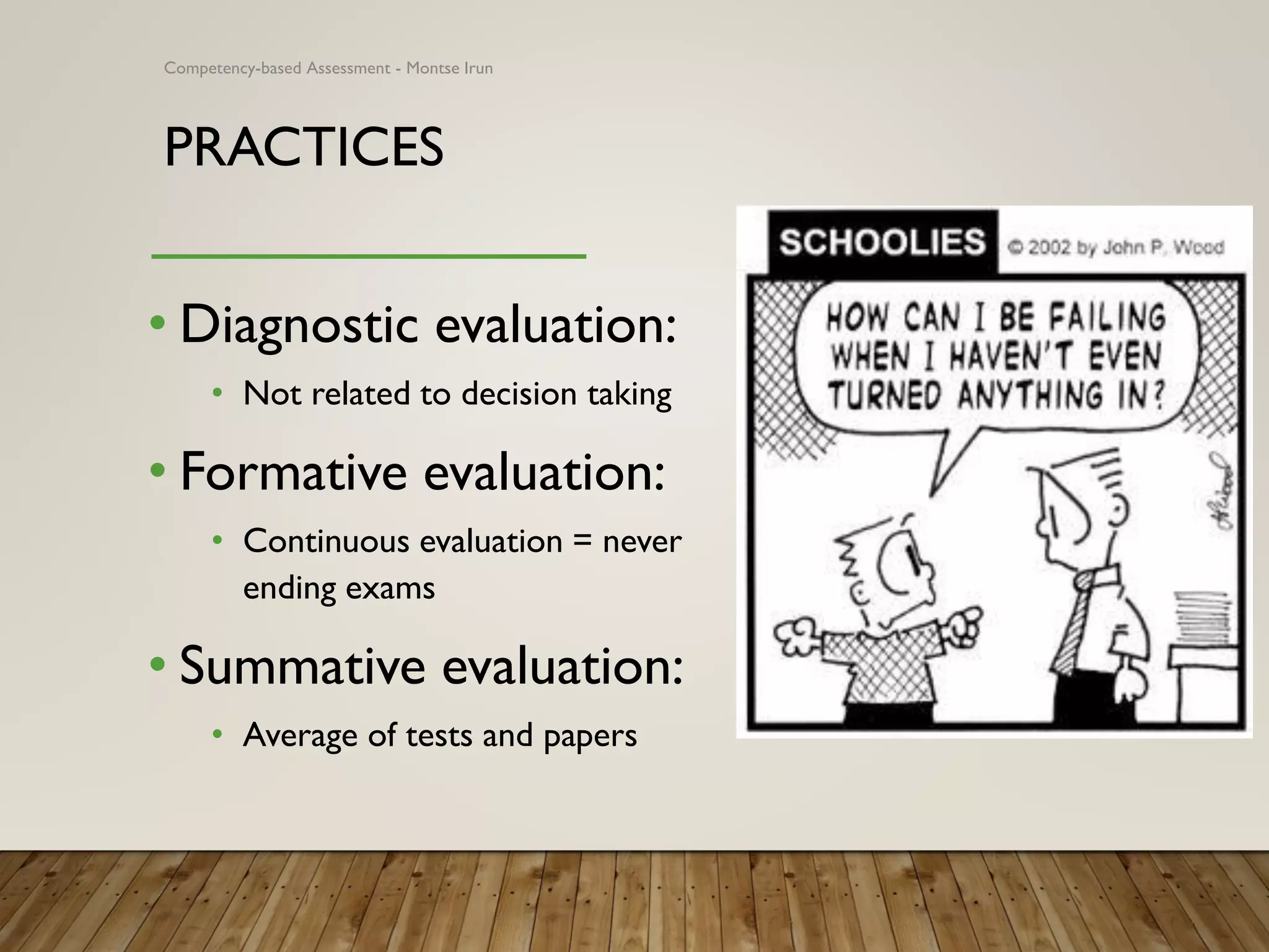 Competency based evaluation session 1 | PDF