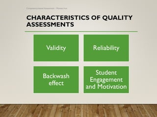 Competency based evaluation session 1 | PDF