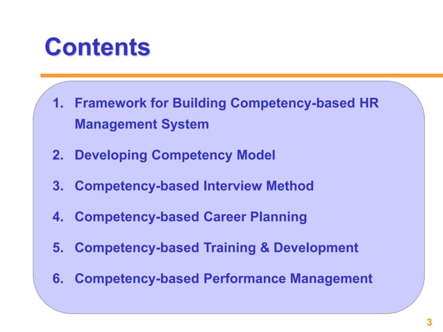 Competency based hr management PPT Slides | PPTX