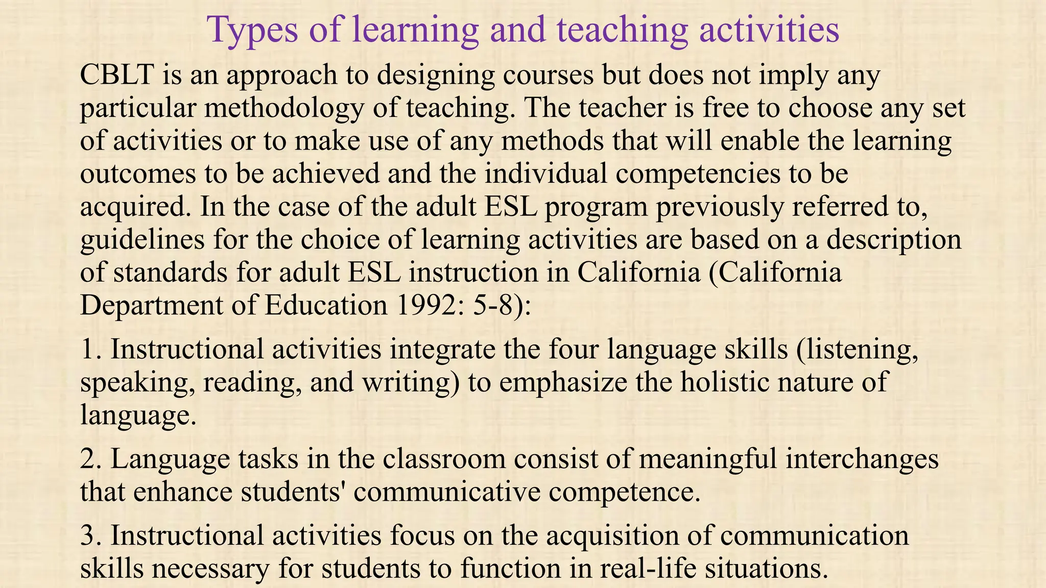 Competency-Based Language learning for EFL.pptx | Educational ...