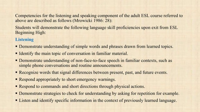 Competency-Based Language learning for EFL.pptx | Educational ...