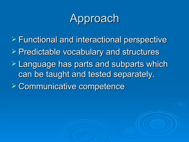 Competency based language teaching | PPT