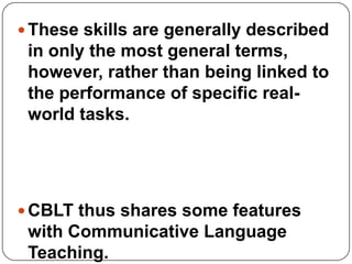 Competency based language teaching - approach and design | PPTX