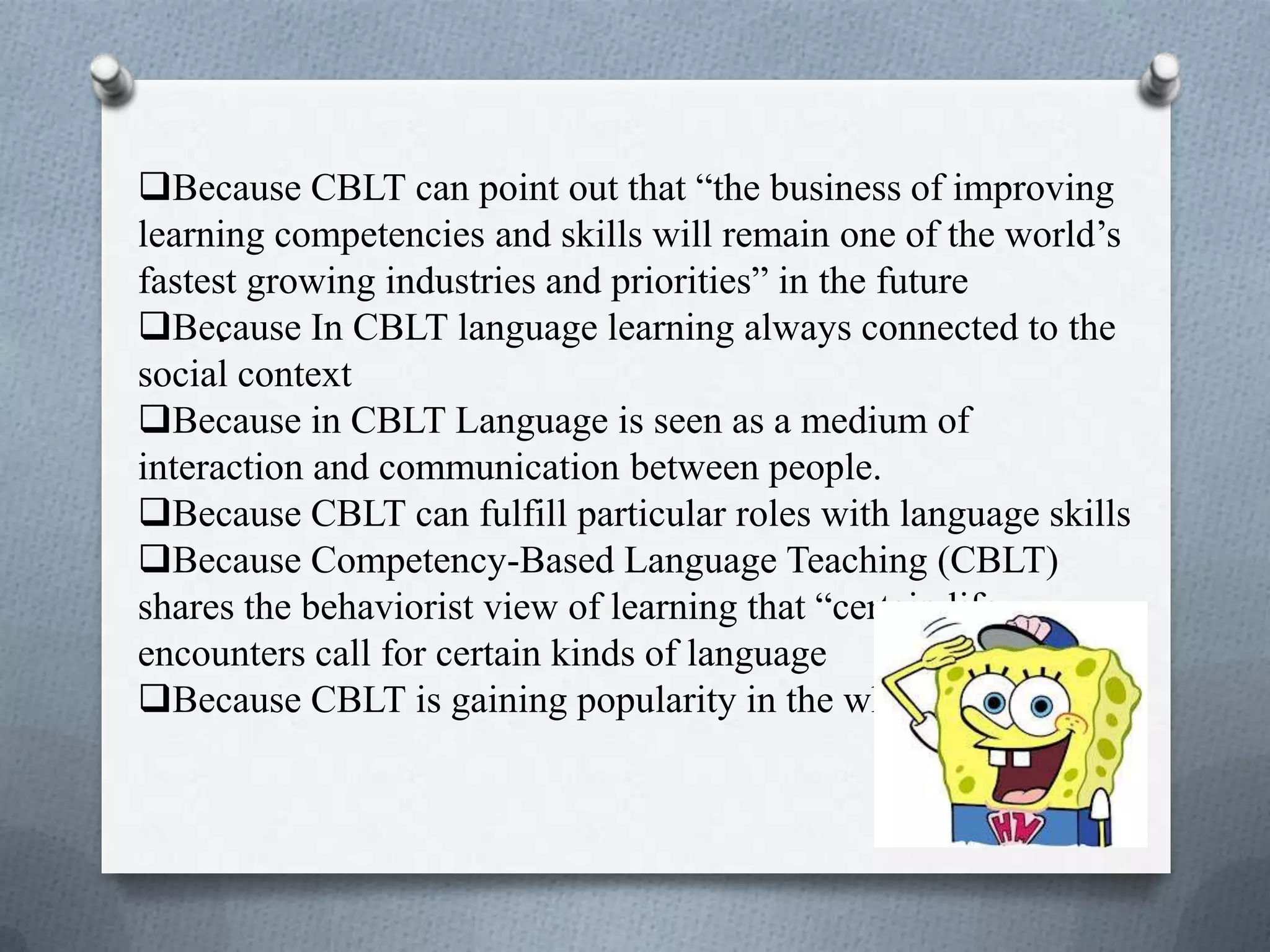 Competency based language teaching | PPTX