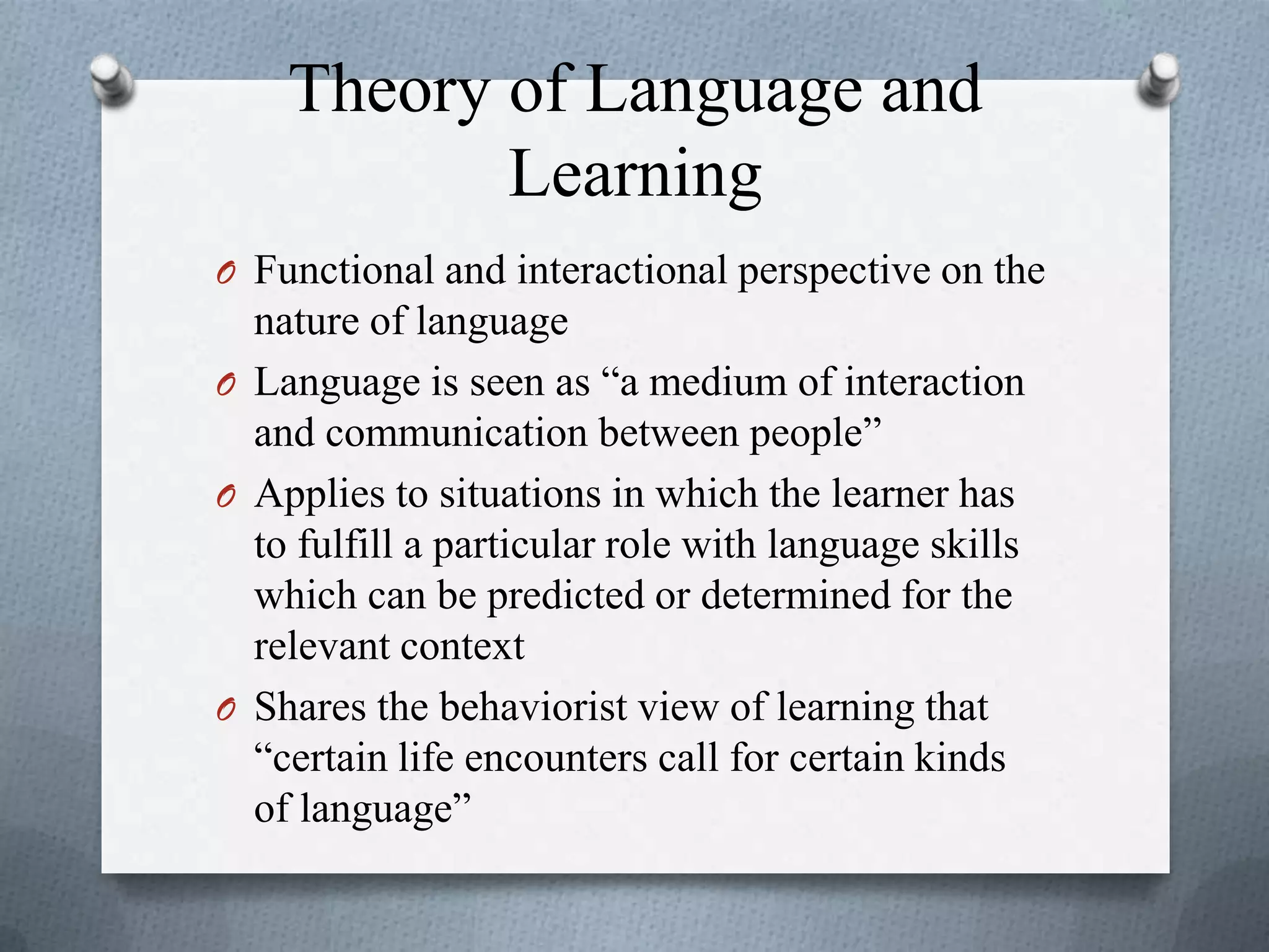 Competency based language teaching | PPTX