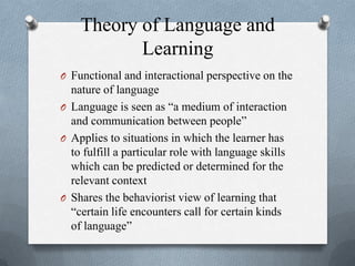 Competency based language teaching | PPTX