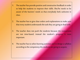 Competency-based language teaching | PPTX