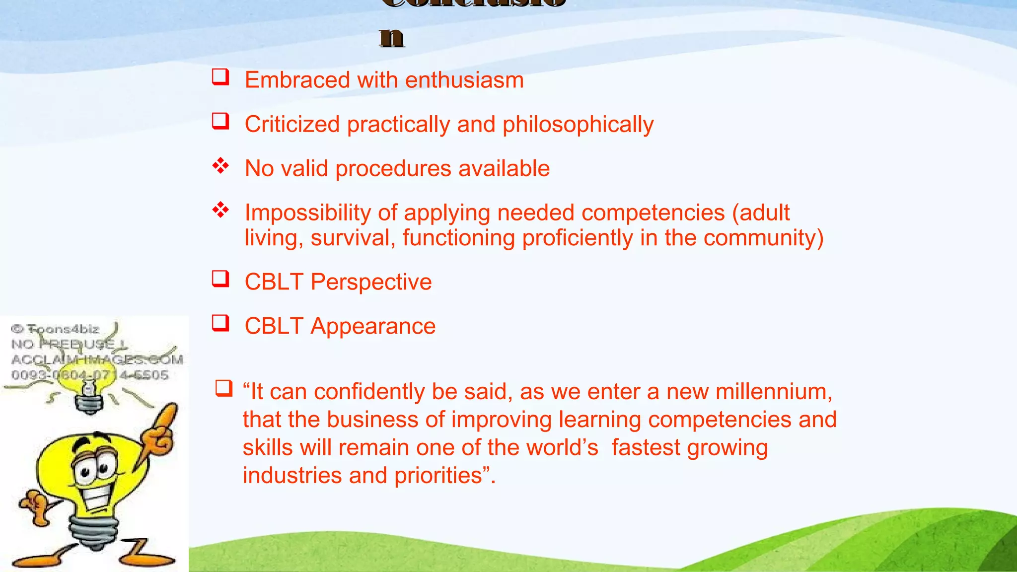 Competency Based Language Teaching (CBLT) | PPT