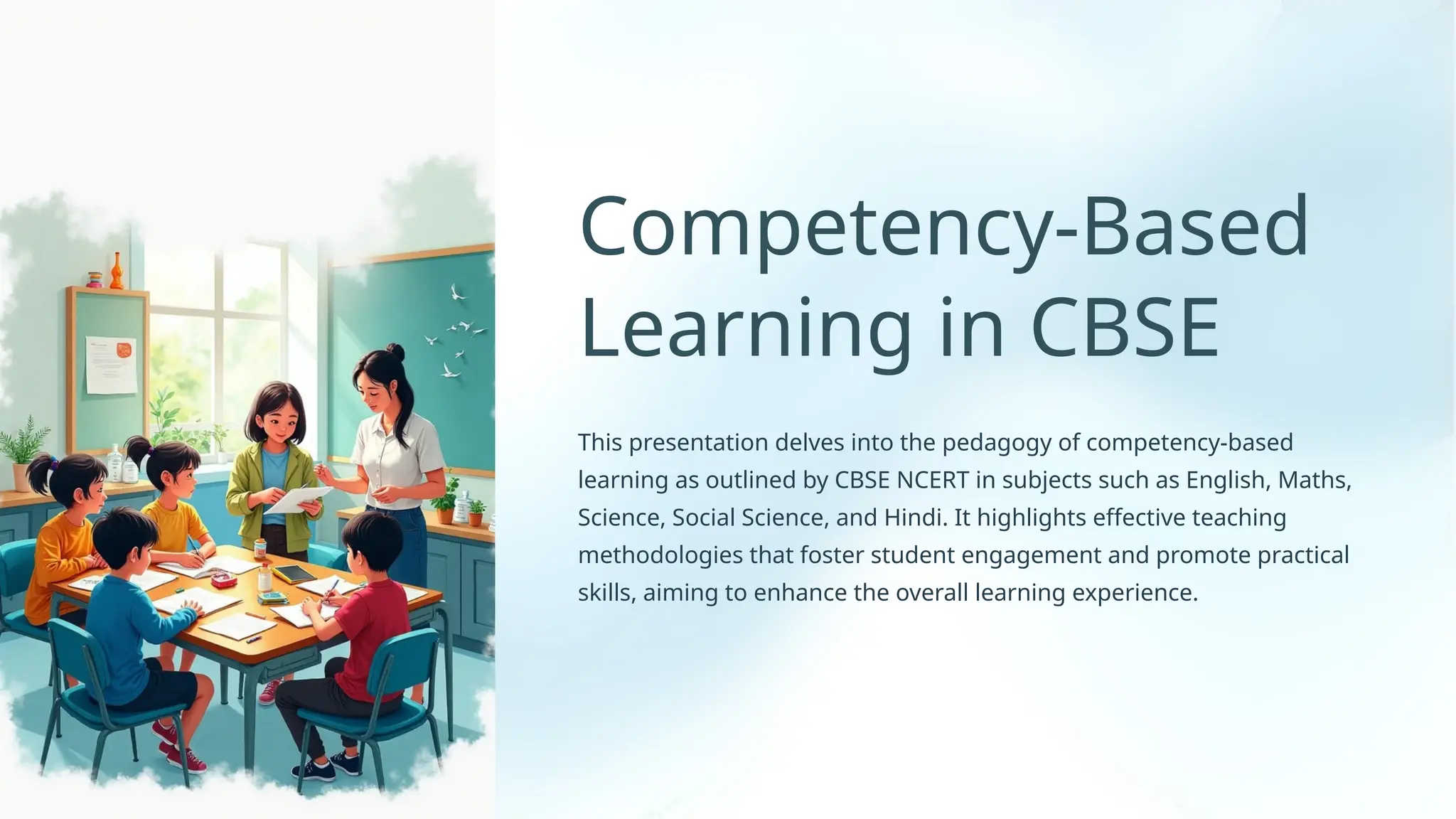 Competency-Based Learning in different subjects CBSE | PPTX