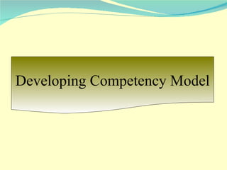 Competency Mapping | PPT