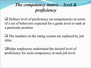 Competency Mapping | PPT
