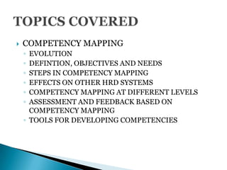 Competency mapping aij | PPT