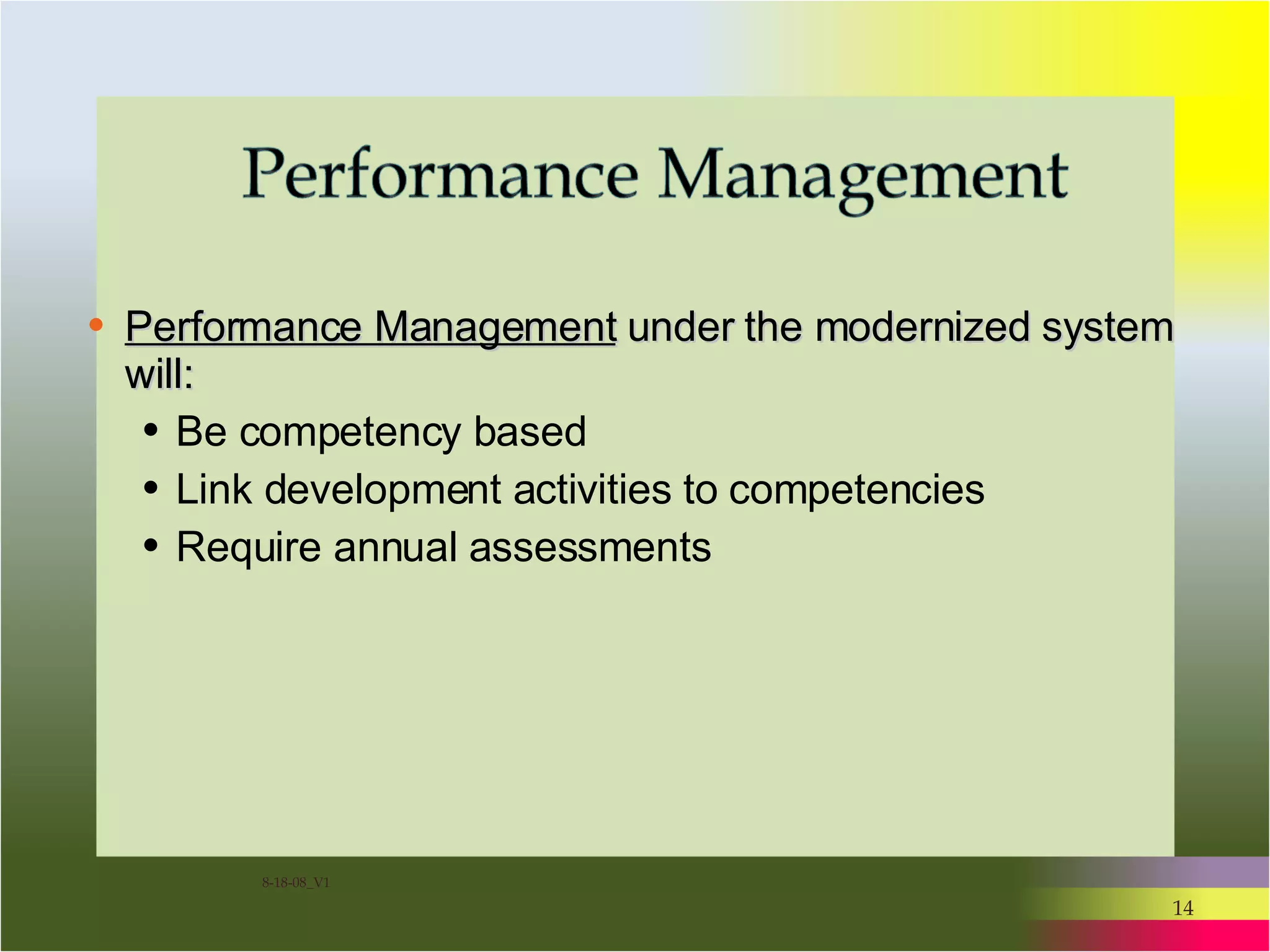 Competency Overview Presentation | PPT