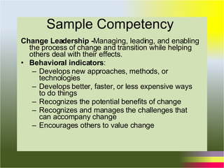 Competency Overview Presentation | PPT