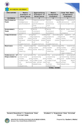 Factoring perfect square trinomials | DOCX
