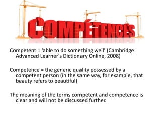 Competency | PDF