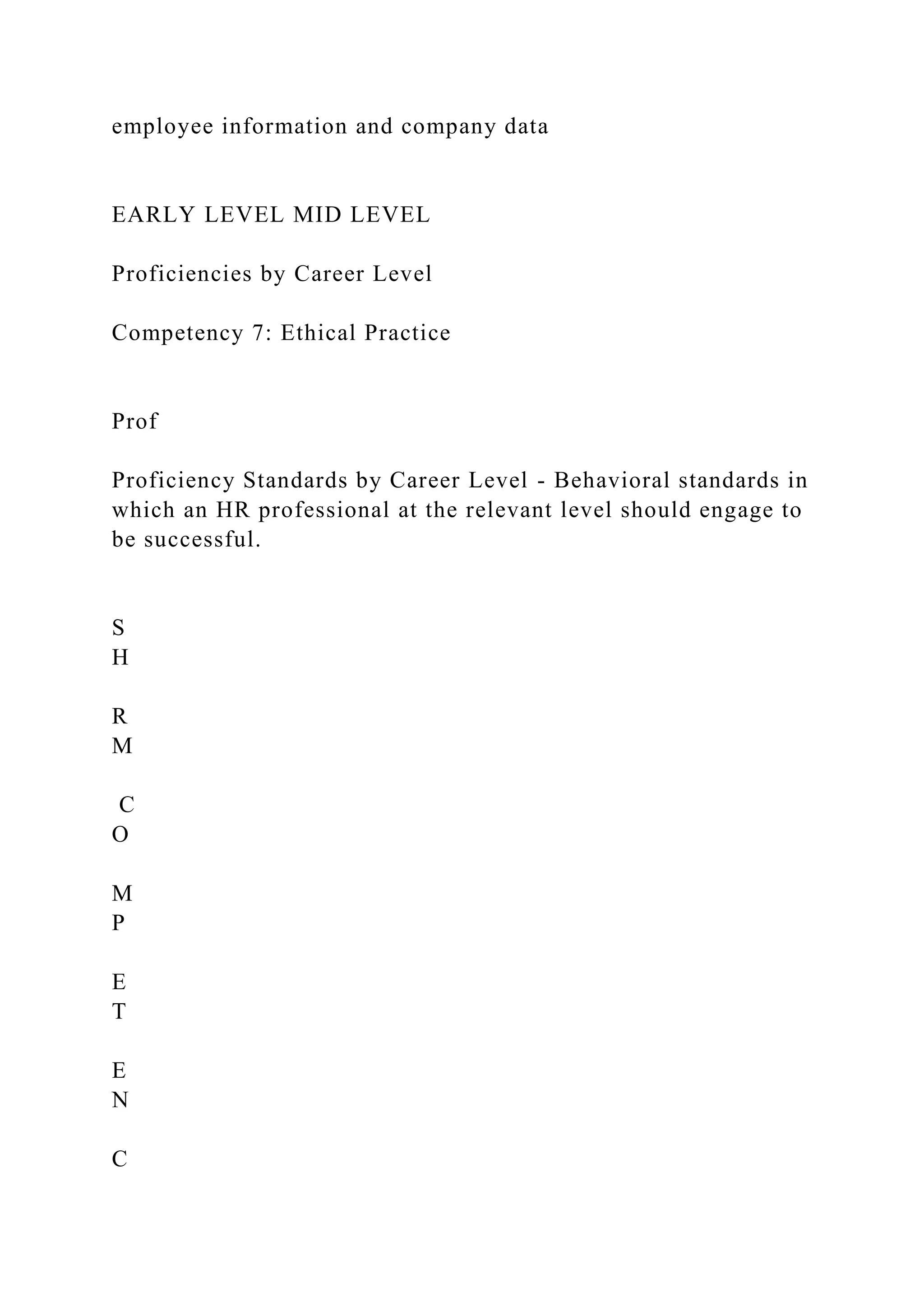 Competency 7 Ethical Practice SHRM CO.docx