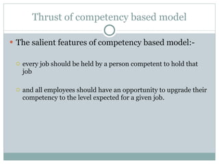 Competency based approach in Human Resources | PPT
