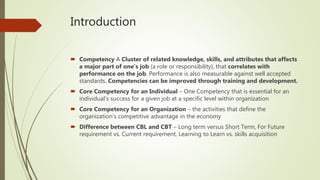 Competency and the learning organization | PPTX