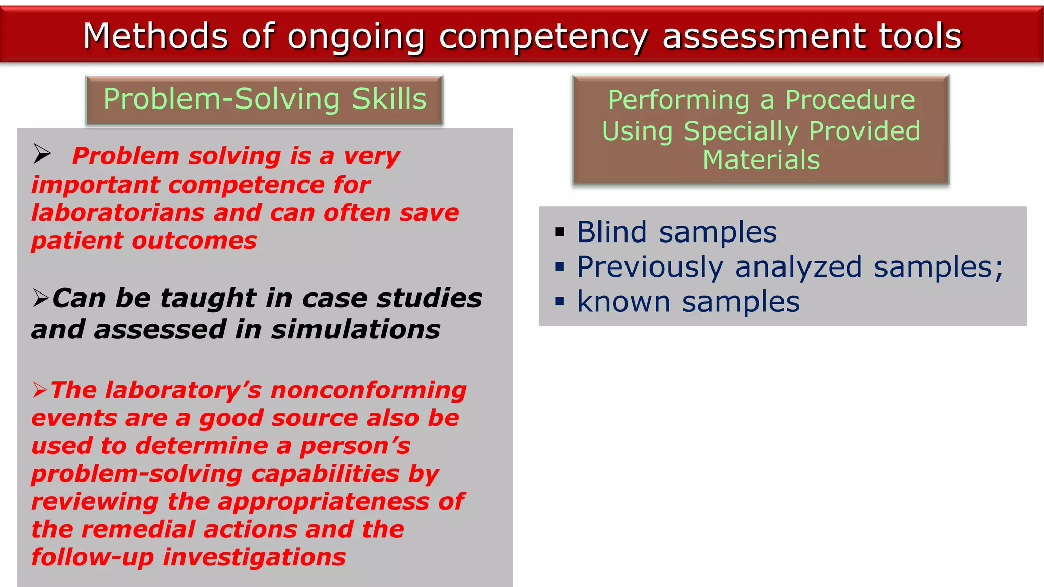 Competency assessment an accreditation requirements (dr.rania el ...
