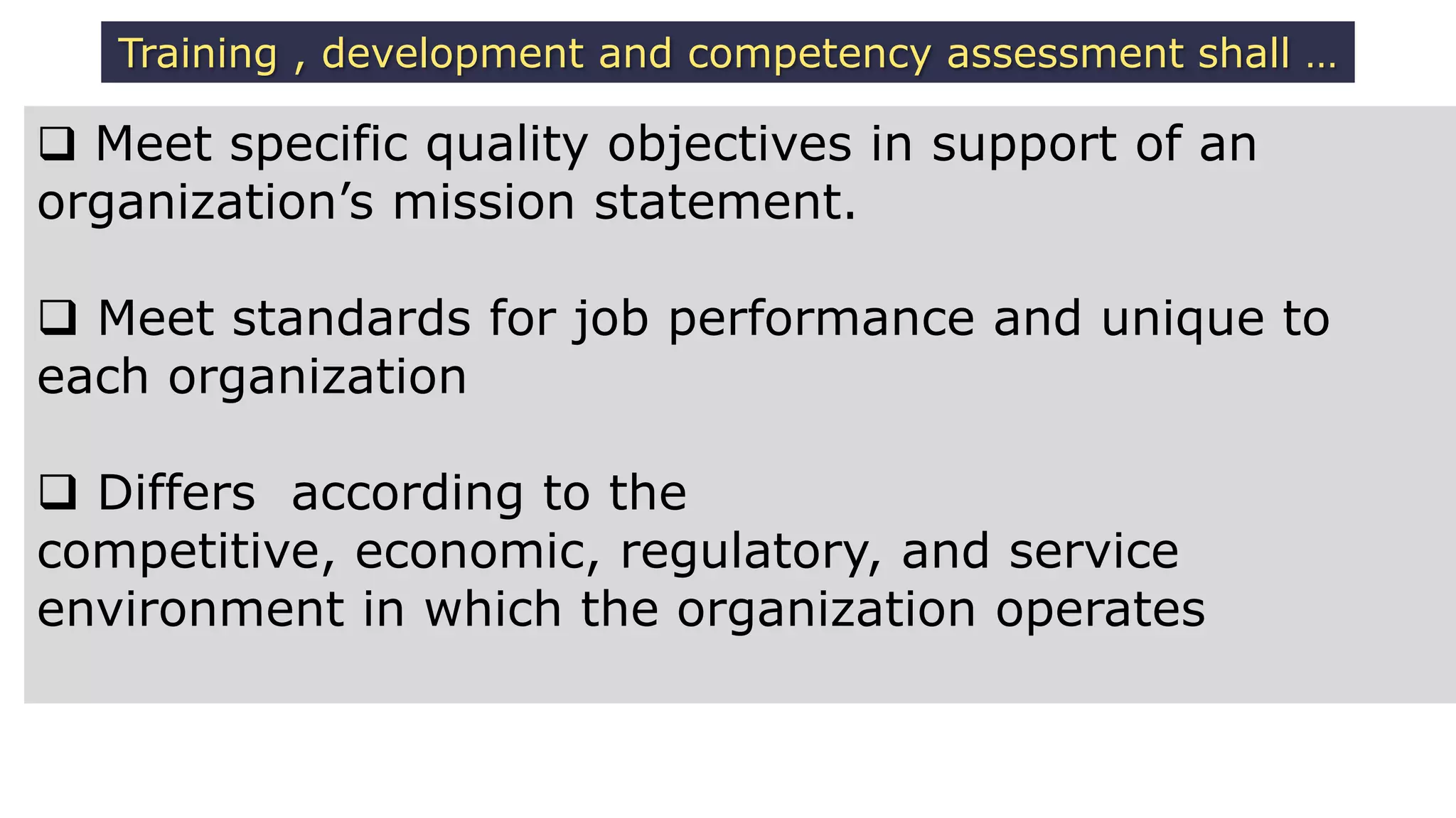 Competency assessment an accreditation requirements (dr.rania el ...