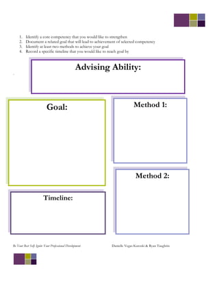 UAC Presentation: Competency Assessment and Worksheet Template | DOCX