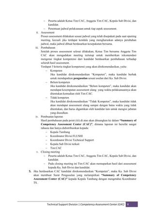 Competency Assessment Center Module rev 02 | PDF