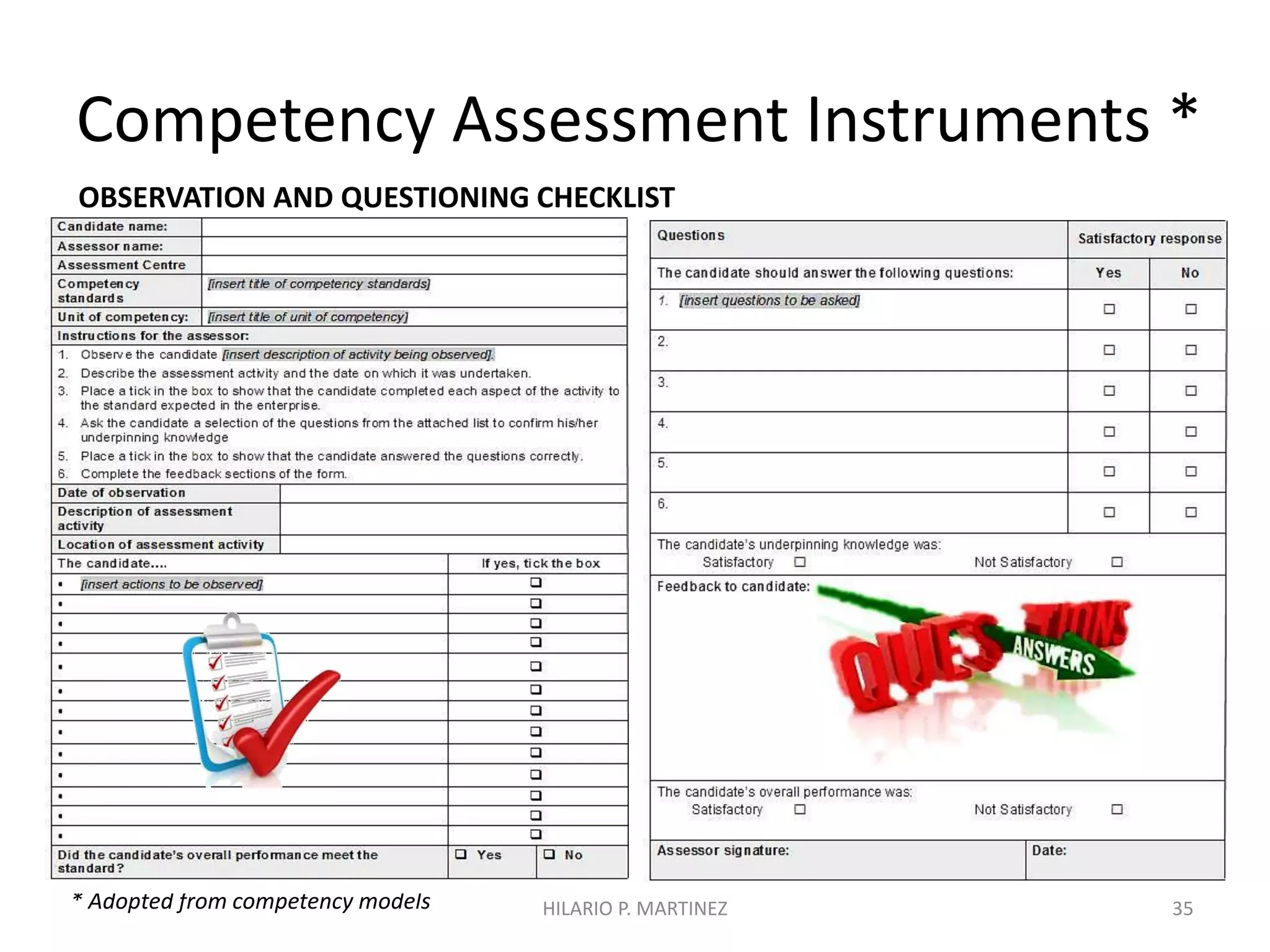 Competency Assessment System for the Philippine Civil Service | PDF