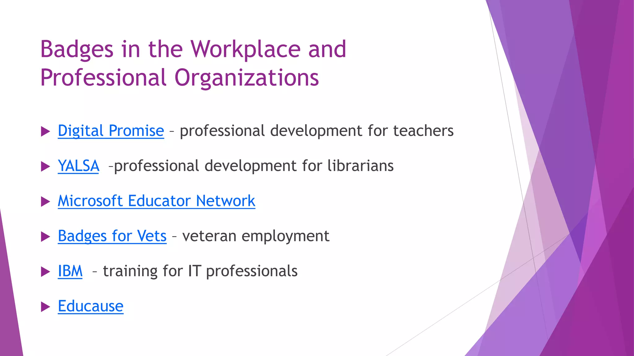 Competency Badges in the Academy | PPT