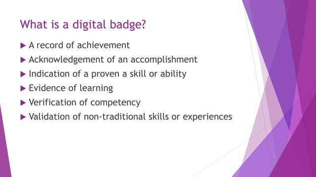 Competency Badges in the Academy | PPT