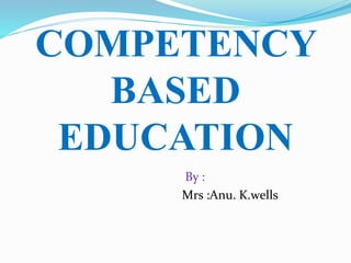 Competency based | PPTX