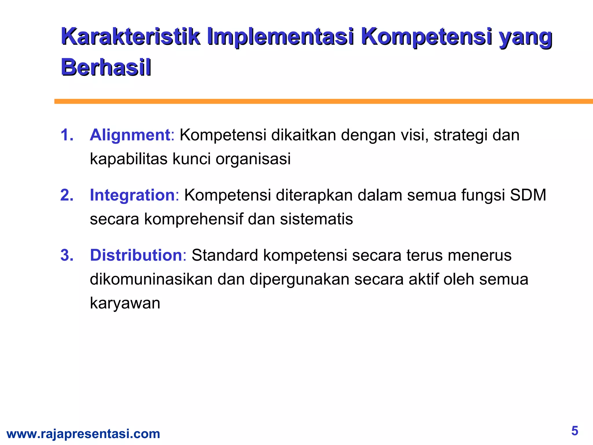 Manajemen SDM Berbasis Kompetensi | PPT