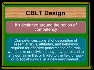 Competency based approach | PPTX