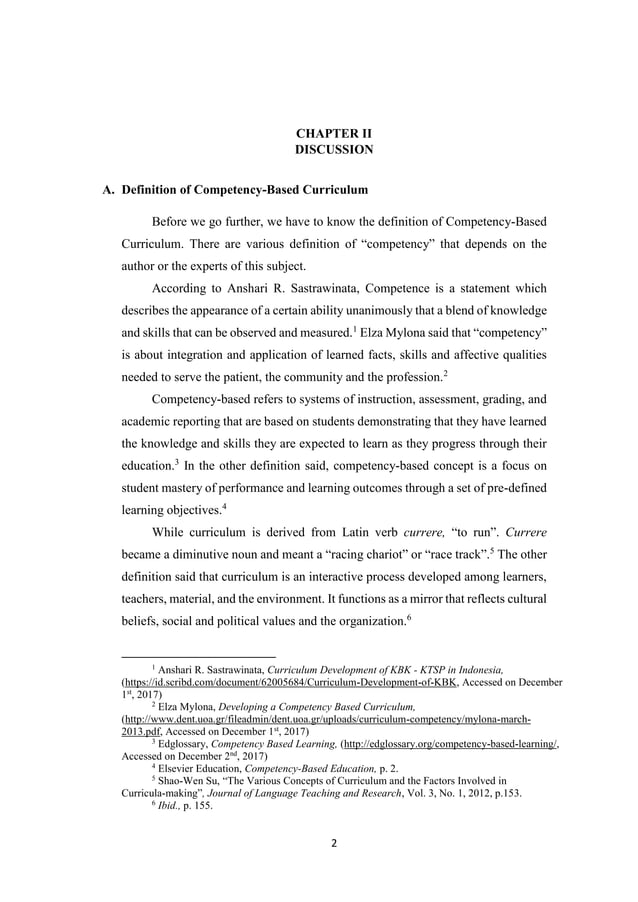 Competency based curriculum | PDF