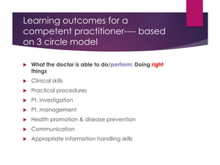Competency based curriculum Med Education | PPT