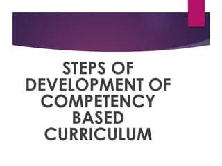 Competency based curriculum Med Education | PPT