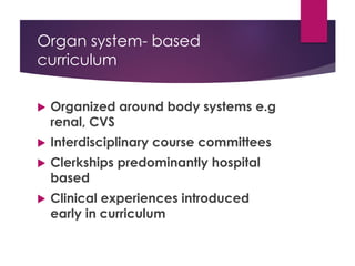 Competency based curriculum Med Education | PPT