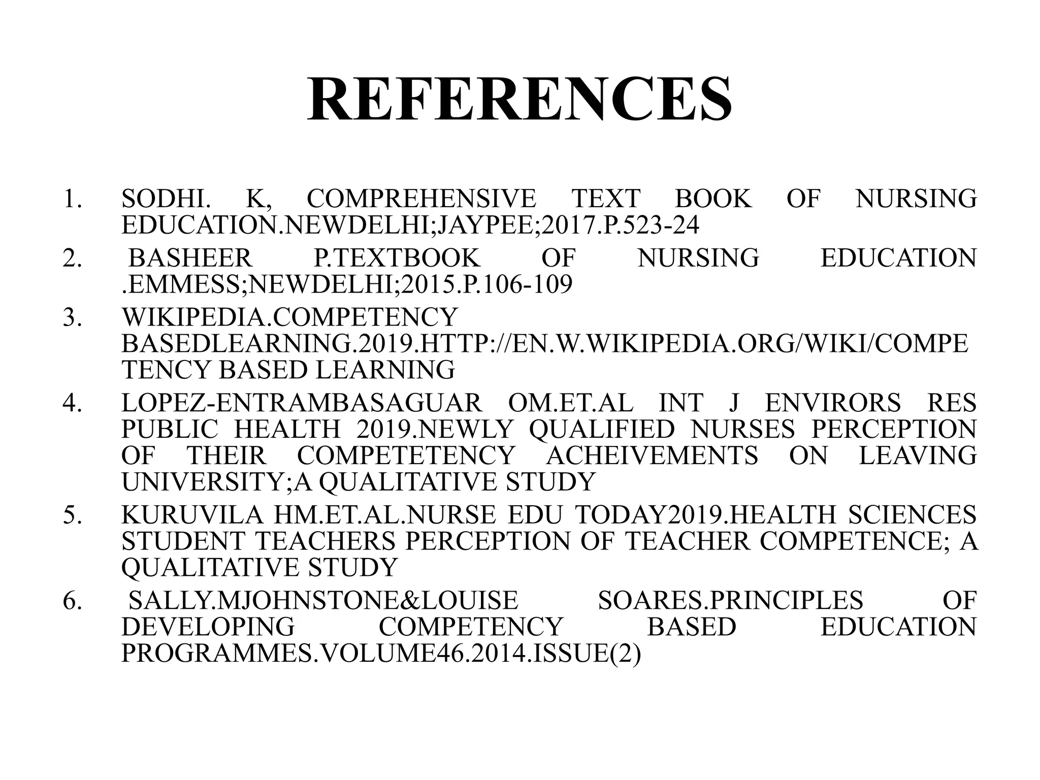 COMPETENCY BASED EDUCATION | PPTX