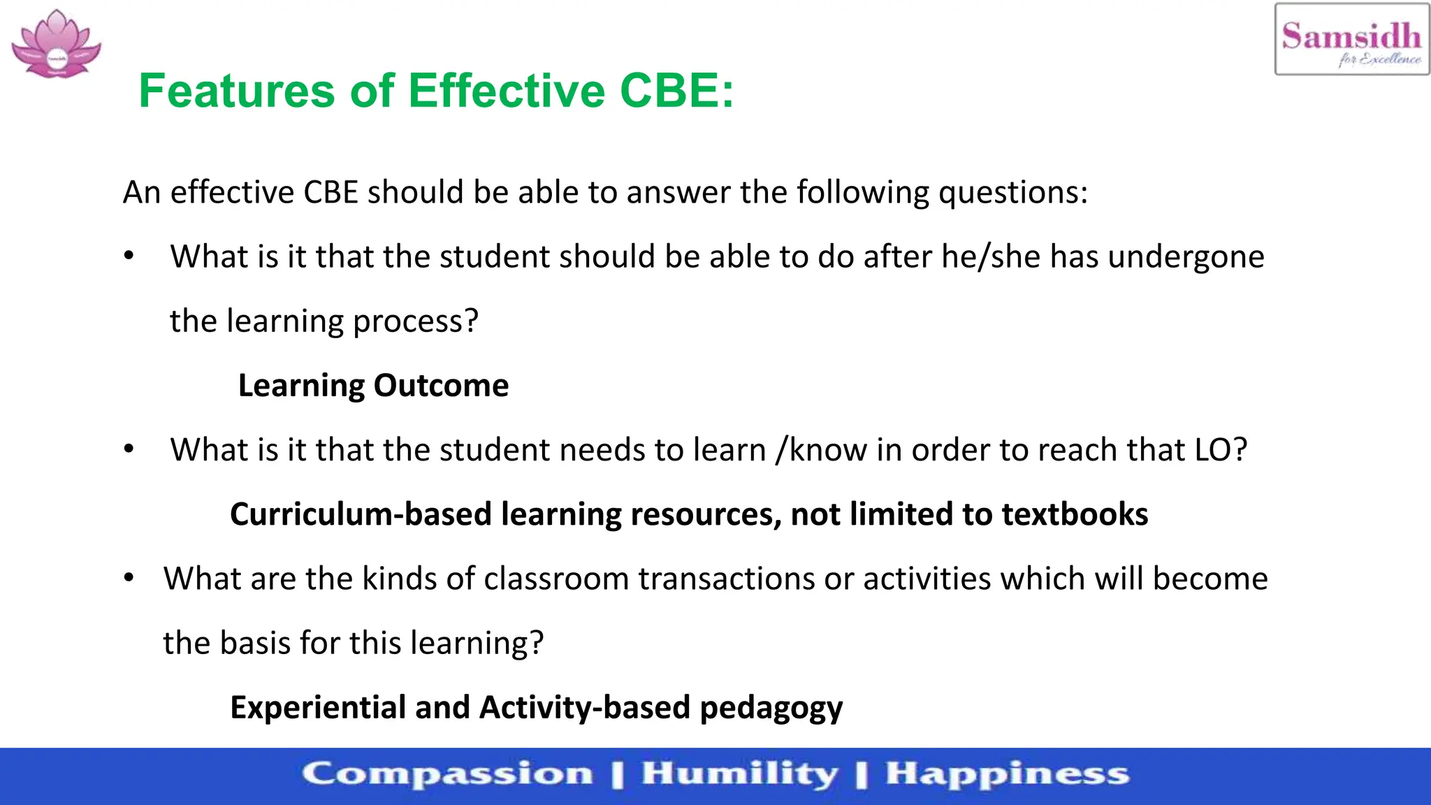 Competency Based Education for the cbse schools | PPT
