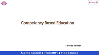 Competency Based Education for the cbse schools | PPTX