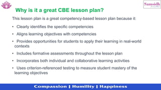 Competency Based Education for the cbse schools | PPTX