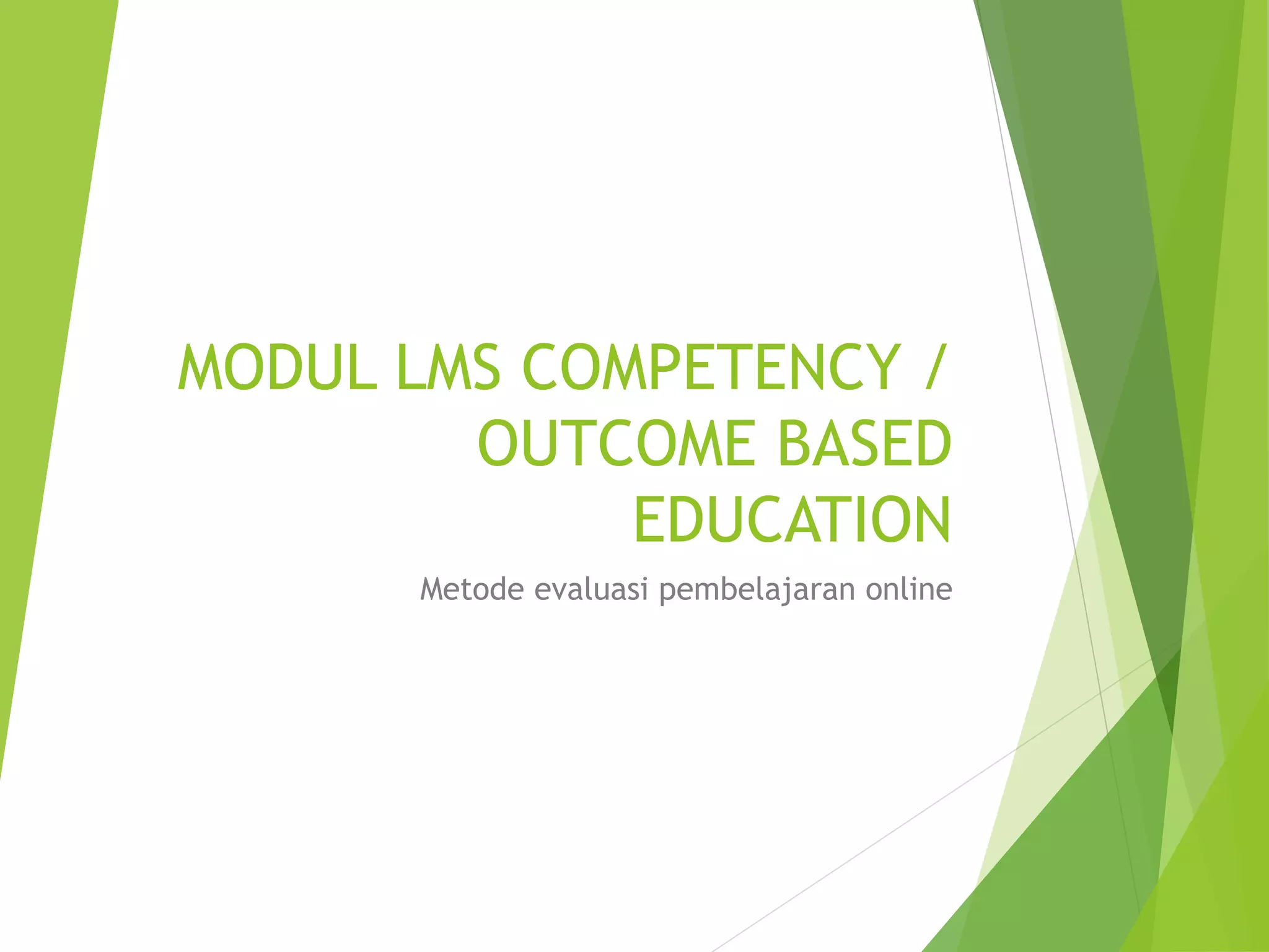 Competency based education panduan langkah | PDF