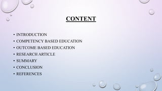 COMPETENCY BASED EDUCATION AND OUTCOME BASED EDUCATION.pptx