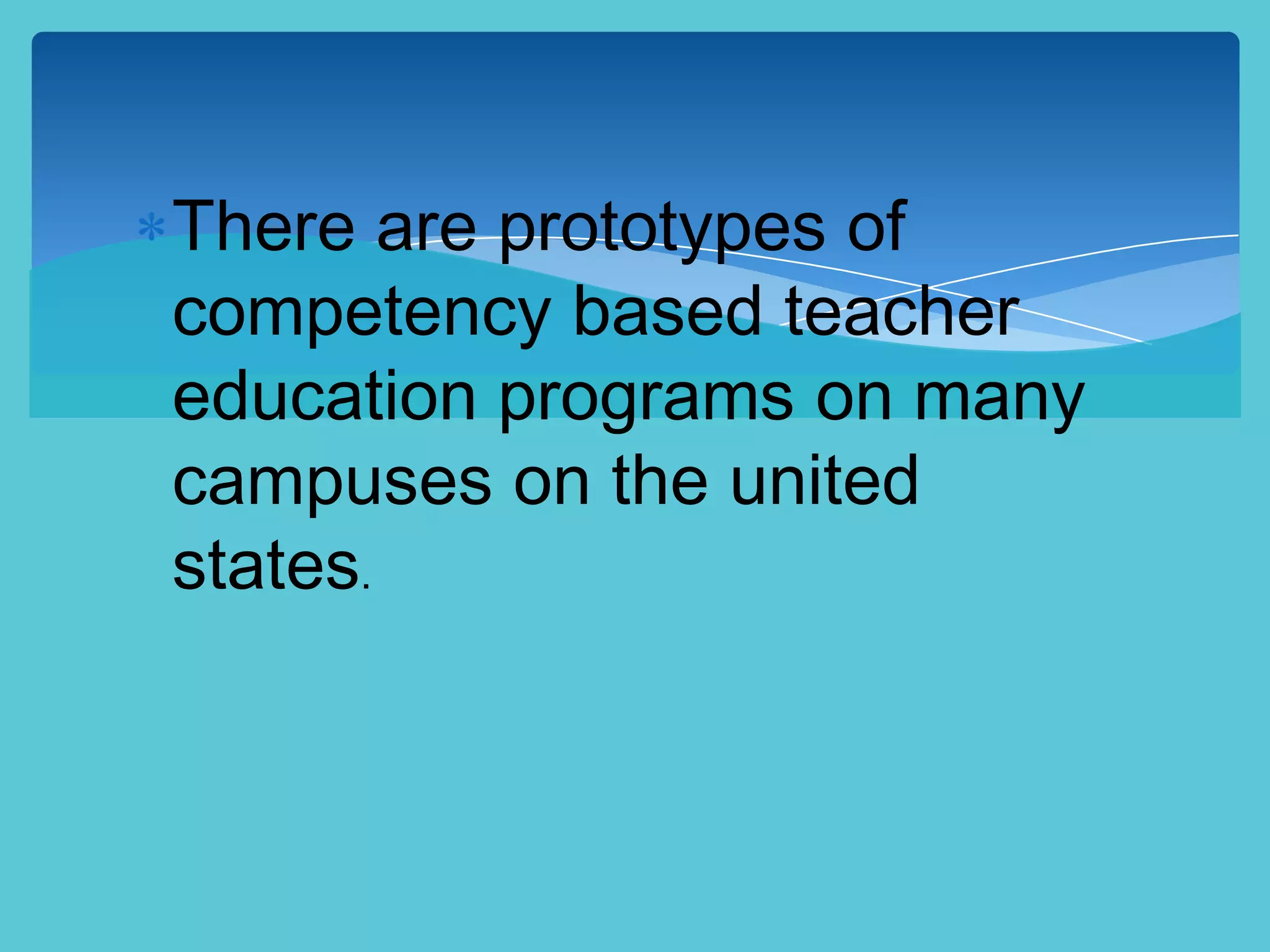 Competency based education teacher training | PPT