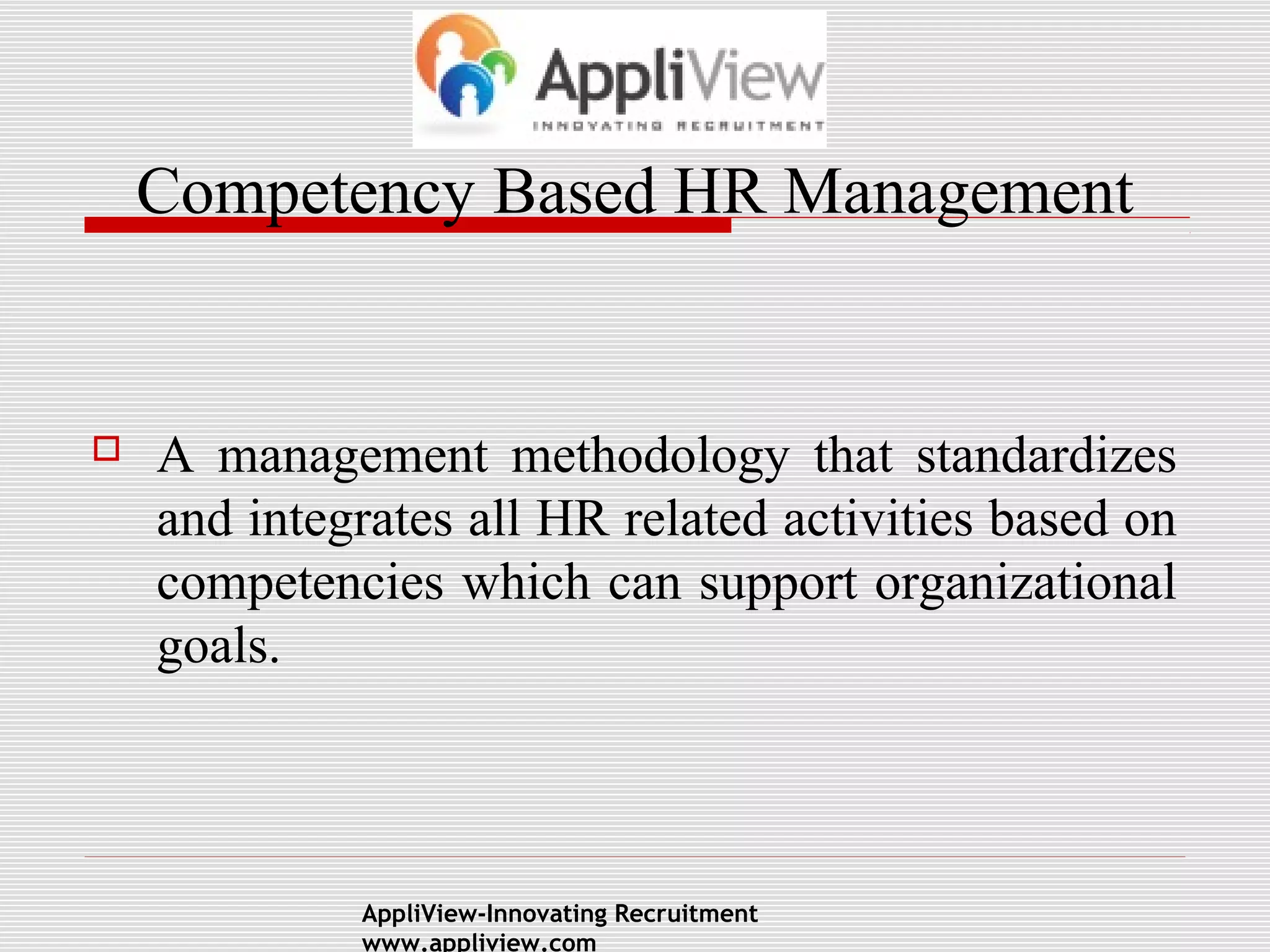 Competency based hr | PPT