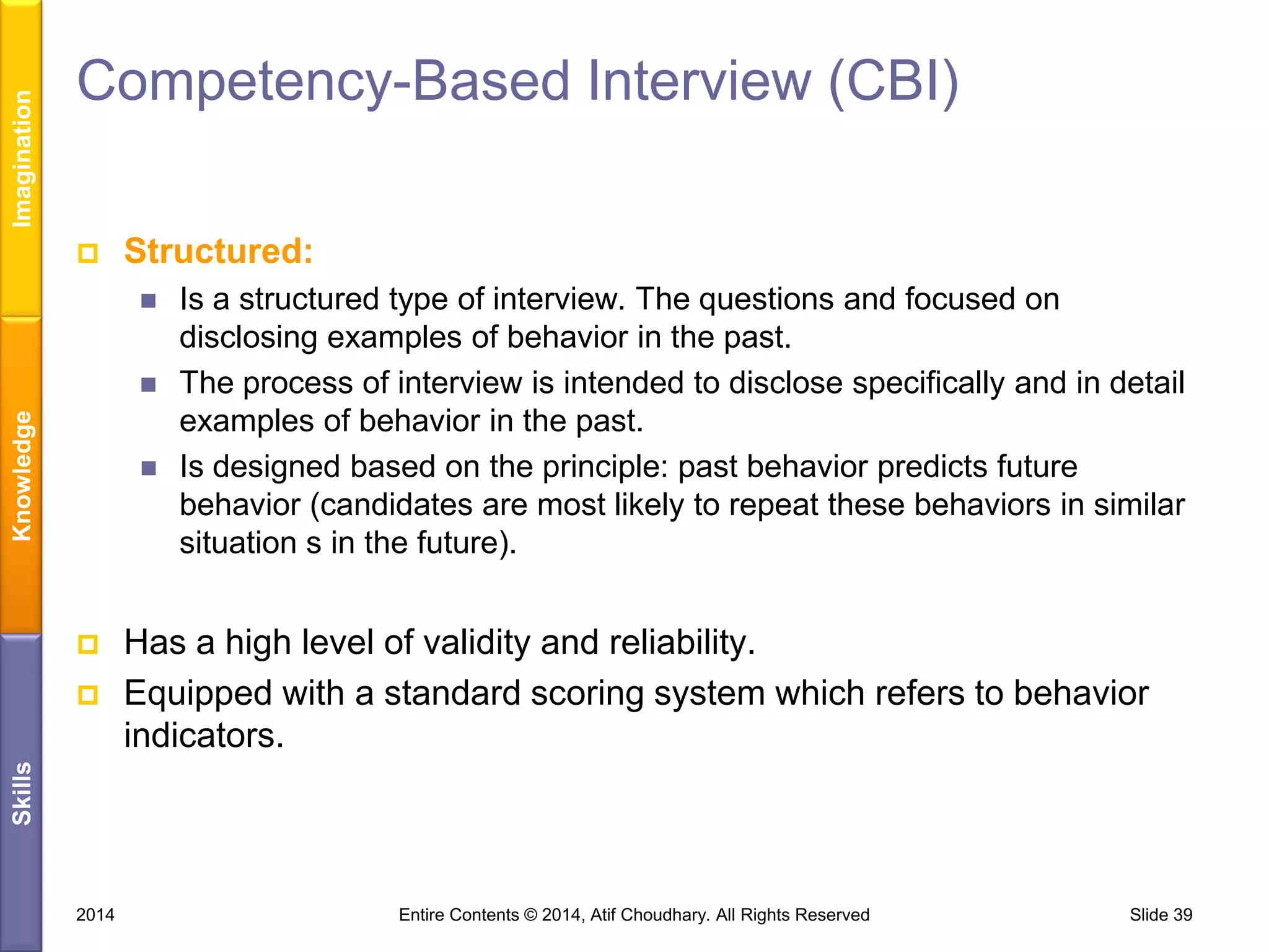 Competency based hr with aic model | PPT